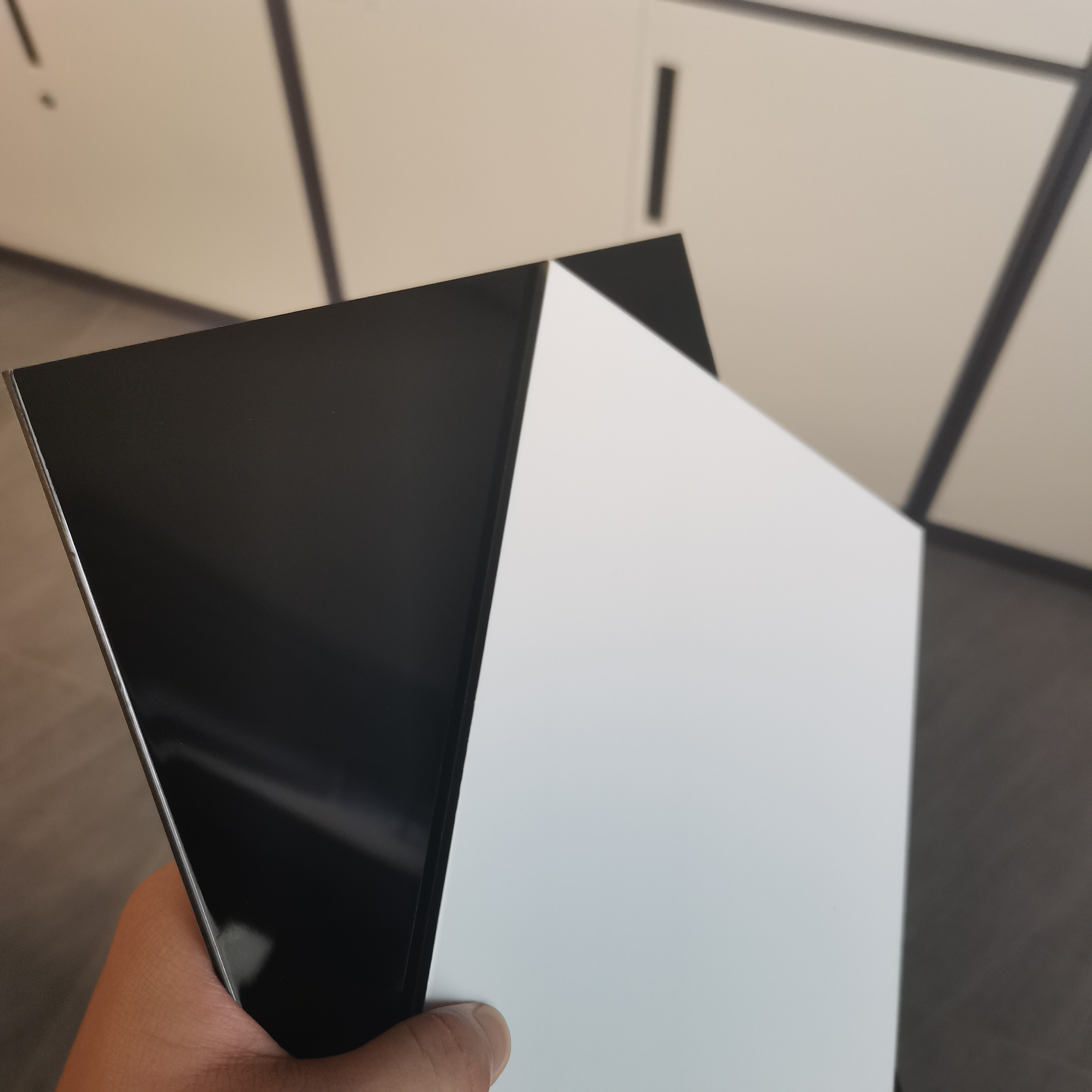 High Gloss Aluminum Composite Panel PVDF Coating Easy Installation